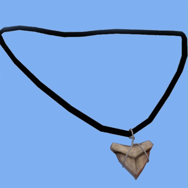 Sharktooth Necklace [VRChat] - cocorohan - BOOTH