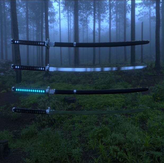 Katana Wakizashi [VRChat] - Your Rainy Day - BOOTH