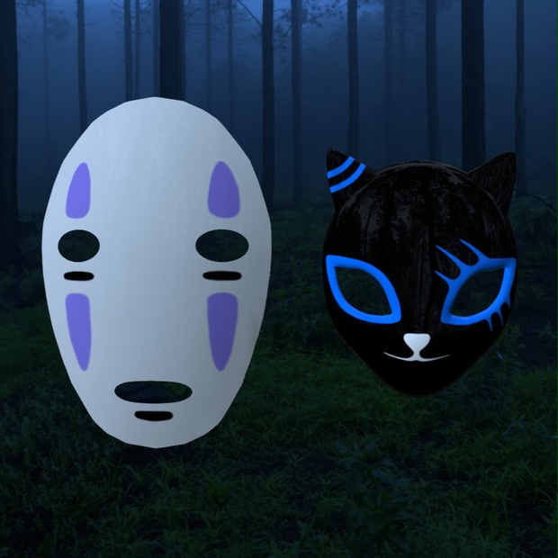 Masks [VRChat] - Your Rainy Day - BOOTH