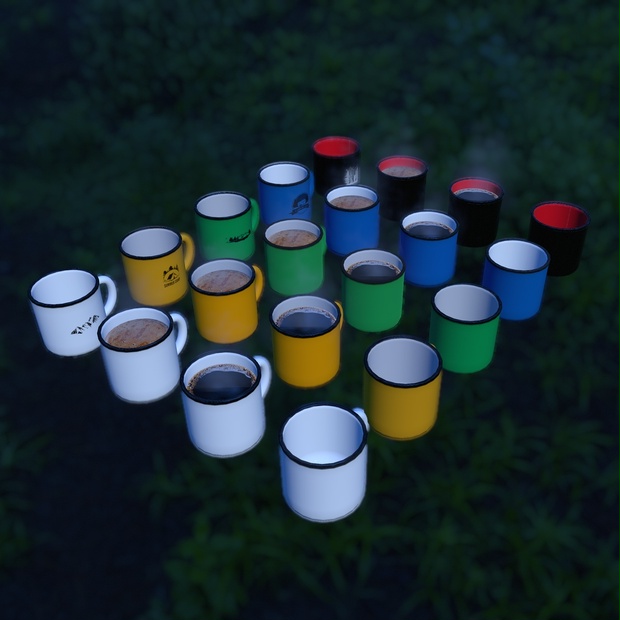 Customizable Coffee Mugs [VRChat] - Your Rainy Day - BOOTH