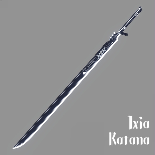 Ixia-Katana【オリジナル3Dモデル】 - オトギバナシ - BOOTH