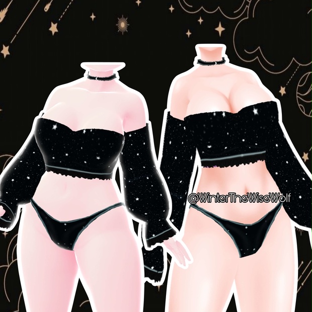 [VROID] Celestial Lingerie ランジェリー - princesaboutique - BOOTH