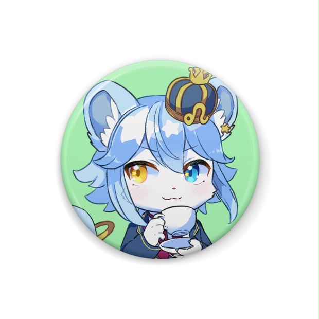 ミニネメ缶バッジ B 32mm - ネメア🦁👑💫@Vtuber - BOOTH