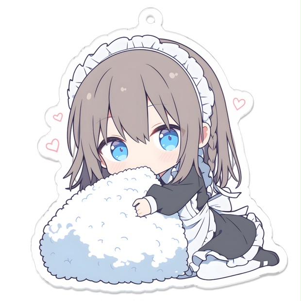 Chibili charm key chain - Anime Artistary - BOOTH
