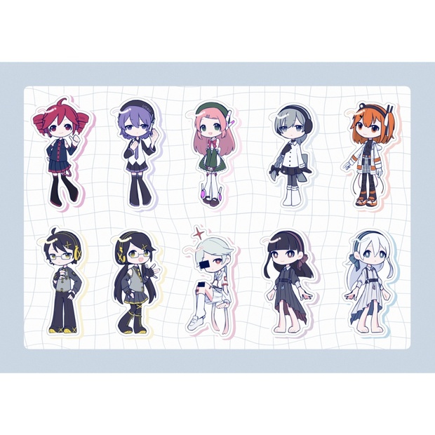 UTAU詰めシールシート - 遠い星の海辺にて - BOOTH