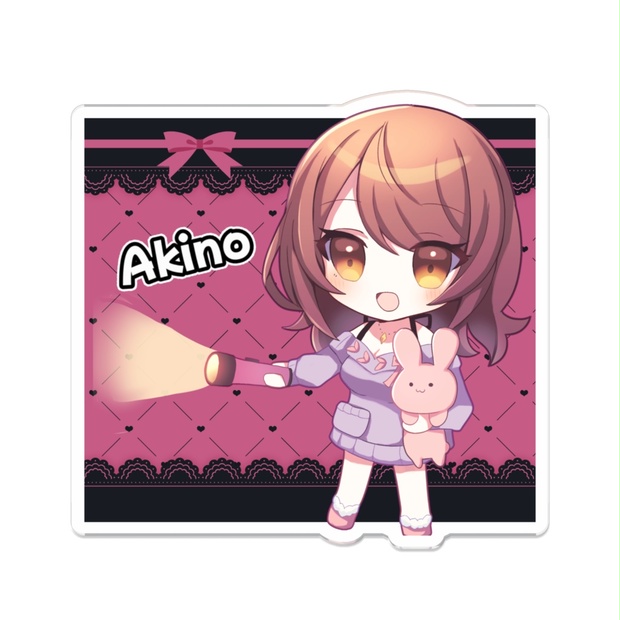 アクリルバッジB - 70 x 70 (mm) - Akino👻公式Shop - BOOTH