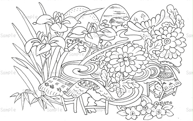 ポストカード 華景色 0070 - nonoのノート - BOOTH