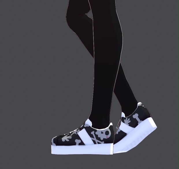 Rude Clara Skelly Shoes - kawaiisaiko - BOOTH