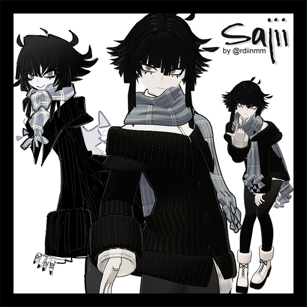 Saji サジ [FREE VRChat Avatar] - Graelyth - BOOTH
