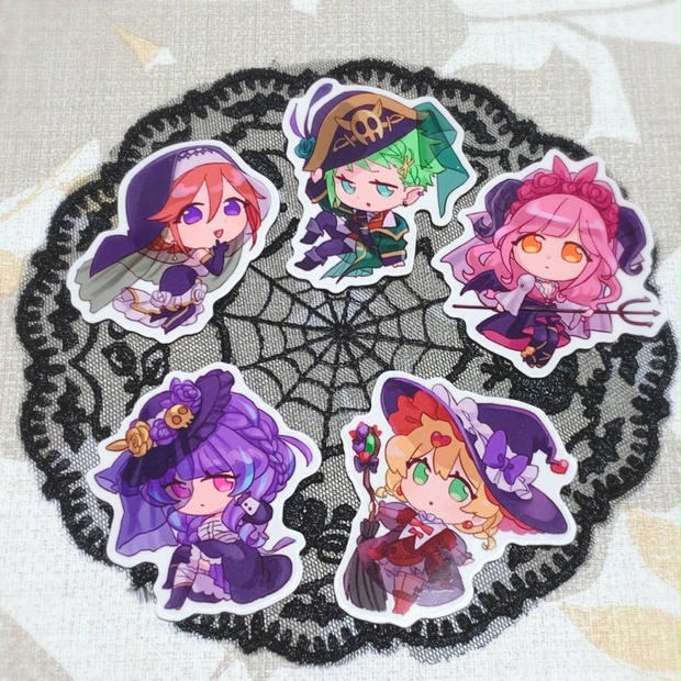 ハロウィンきゅーれ シールセット - bambi-1103no - BOOTH