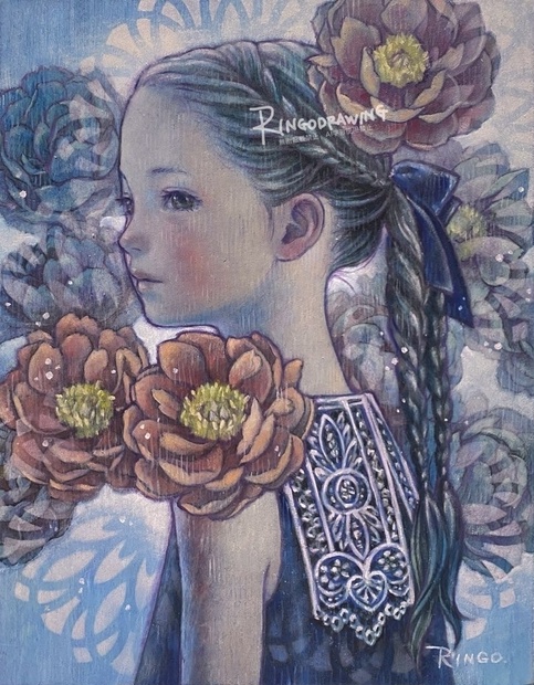 「Flora」F0パネル油彩 - atelierRingo - BOOTH