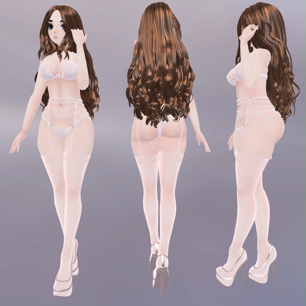 [VRC] Lavender Avatar - jorgenvrc - BOOTH