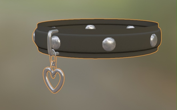 Heart Collar - VRChat - LKModels - BOOTH