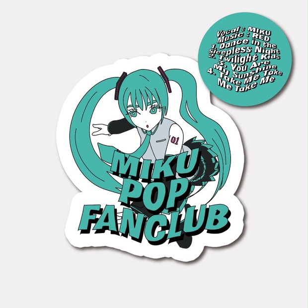 RED DEMO EP "MIKU POP FANCLUB" - RED Official Shop - BOOTH