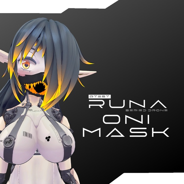 Oni Mask for Runa/Luna - kitsu - BOOTH