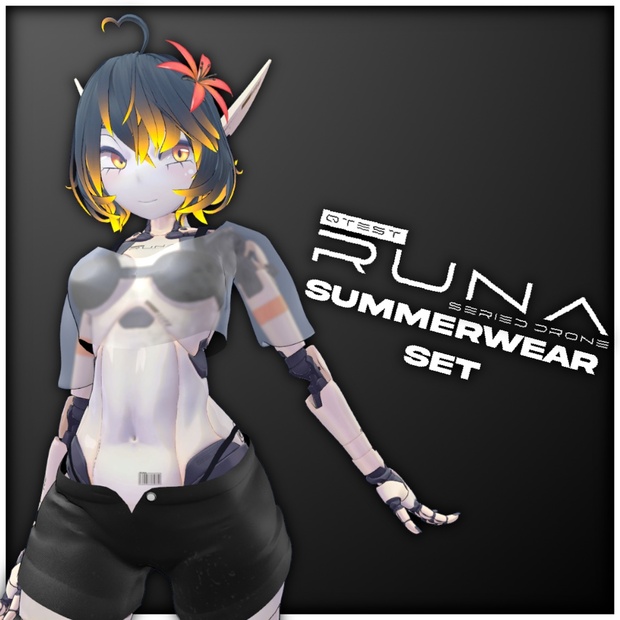 Summerwear Set for Runa/Luna - ZERO's Shop - BOOTH