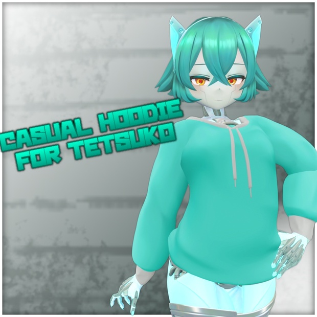 Casual Hoodie for Tetsuko - kitsu - BOOTH