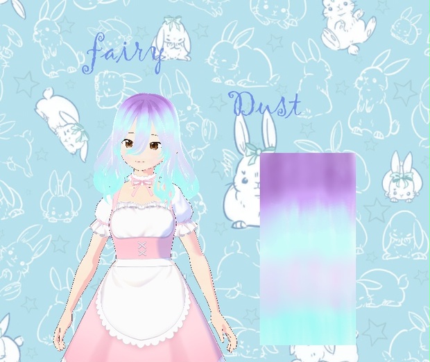 Fairy Dust hair texture (VRoid) - Darmangy - BOOTH