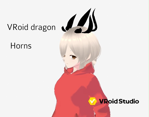VRoid Dragon Horns - Darmangy - BOOTH