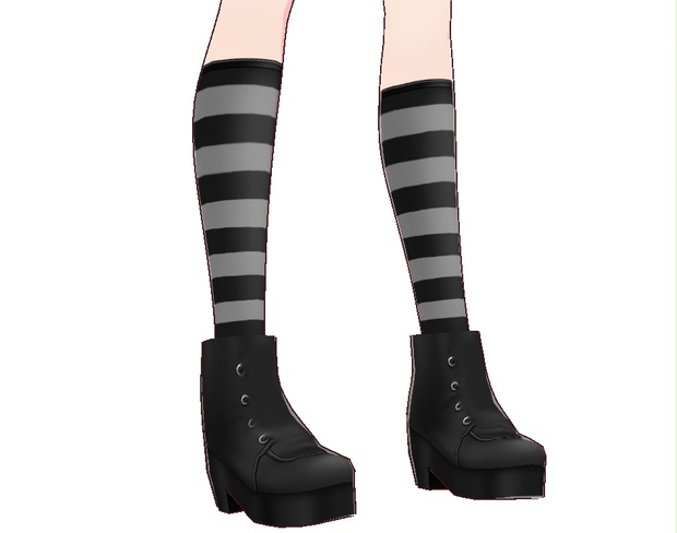 VRoid platform boots - Darmangy - BOOTH