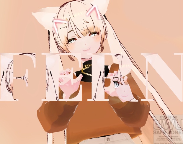 READY TO USE VT model VRoid Name: Fern - Darmangy - BOOTH