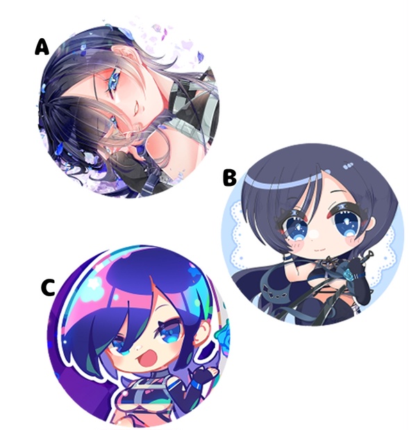 【宇都宮雅誕生日記念グッズ2024】缶バッチ全3種 - Noah’sark - BOOTH