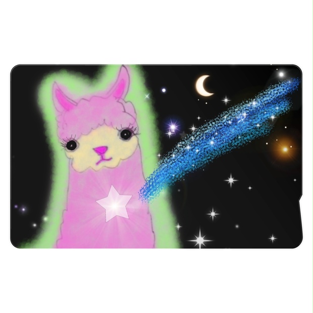 流れ星の夜空ICカードステッカー - rakuda屋 - BOOTH