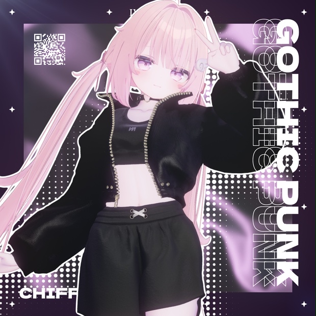 【VRC想定衣装】Gothic Punk - IWA-CLOTH - BOOTH