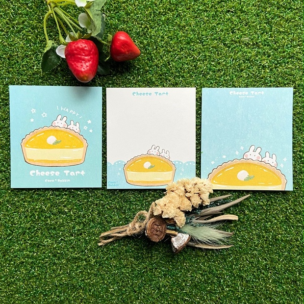 メモ うさチーズタルト - Coco*Rabbit - BOOTH
