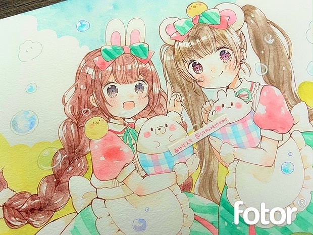 【原画】しゃぼんイースター - Coco*Rabbit - BOOTH