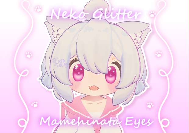 VRChat ♡ Neko Glitter Eye Texture for Mamehinata /まめひなた - catalola - BOOTH