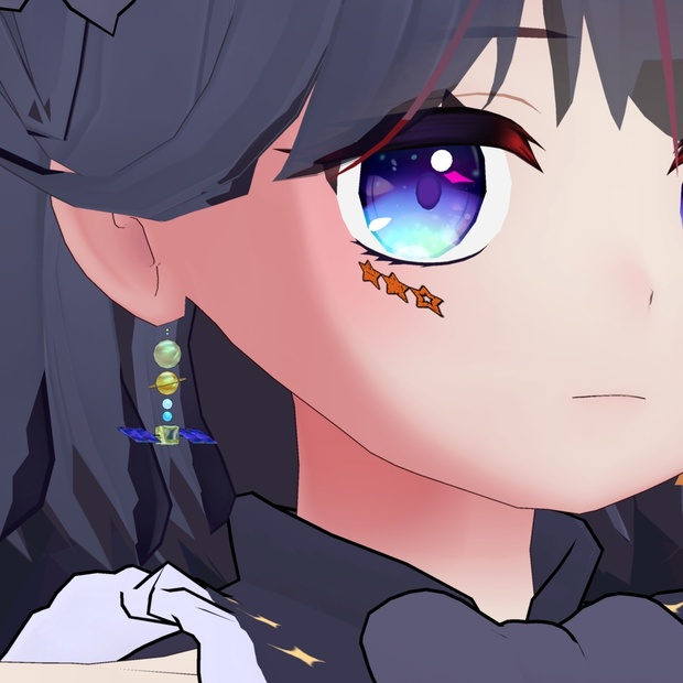 【VRChat向け3Dモデル】SpaceEarring - chi-store - BOOTH