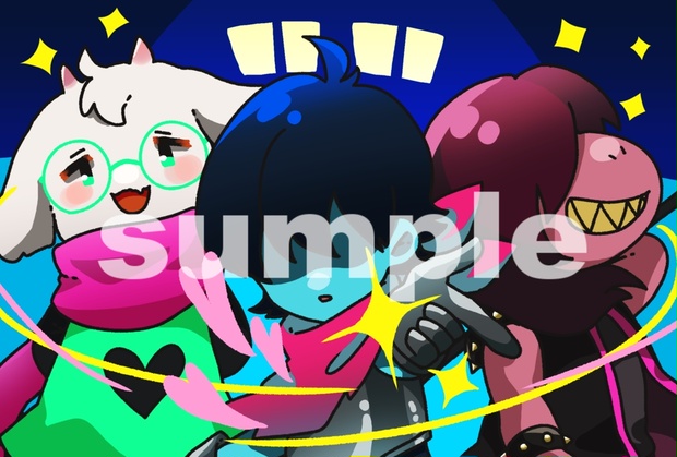 DELTARUNE Postcard - kyonoshiiiizRooM - BOOTH