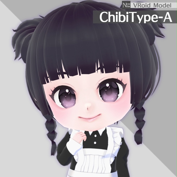 [VRoid Model] ChibiType-A [VRoid Stable ver.] - NicorinSHOP - VRoid - BOOTH