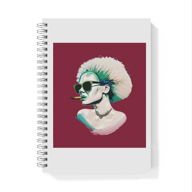 リングノート「葉巻を吸う女」 - Cherish - BOOTH