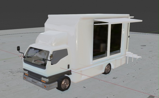 【Blender】あのマジックミラーのトラック - MUSHIRO CG SHOP - BOOTH