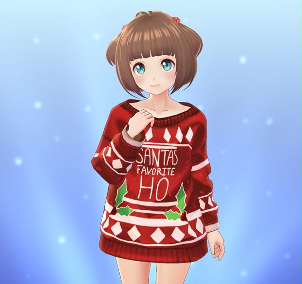 [Vroid] Christmas Sweater texture - hurmasama - BOOTH