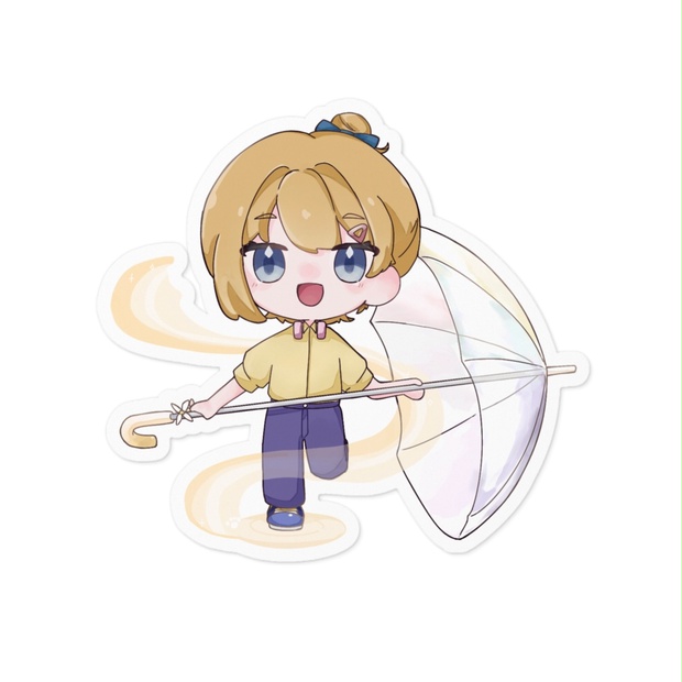 猫耳 活動記念ハーフイヤー ステッカー - necomi-official - BOOTH