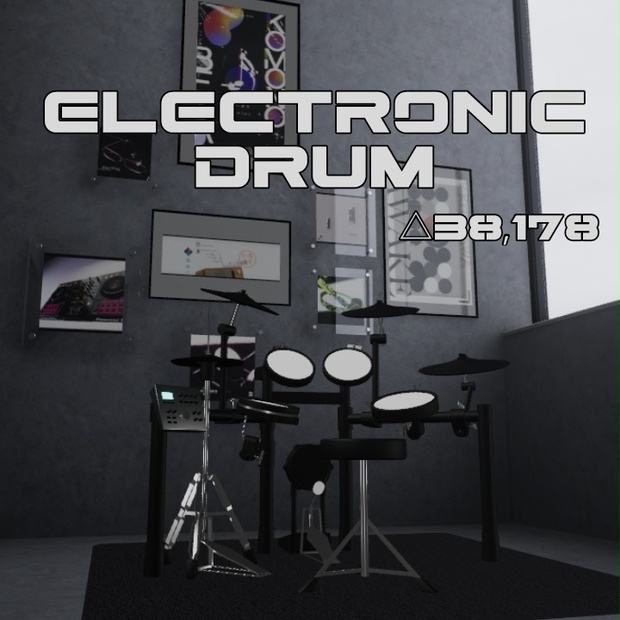 【VRChat想定】electronic drum - manzp’s SHOP - BOOTH