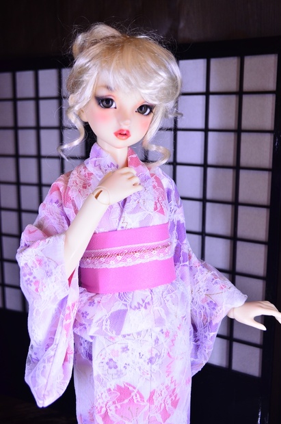 SD 60cm ドール レース浴衣 - suzuya910 - BOOTH