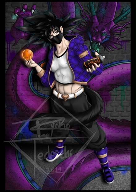 KDA/DBZ Crossover - Akali Goku (Regular Colors) - Ryoko Tedeschi - BOOTH