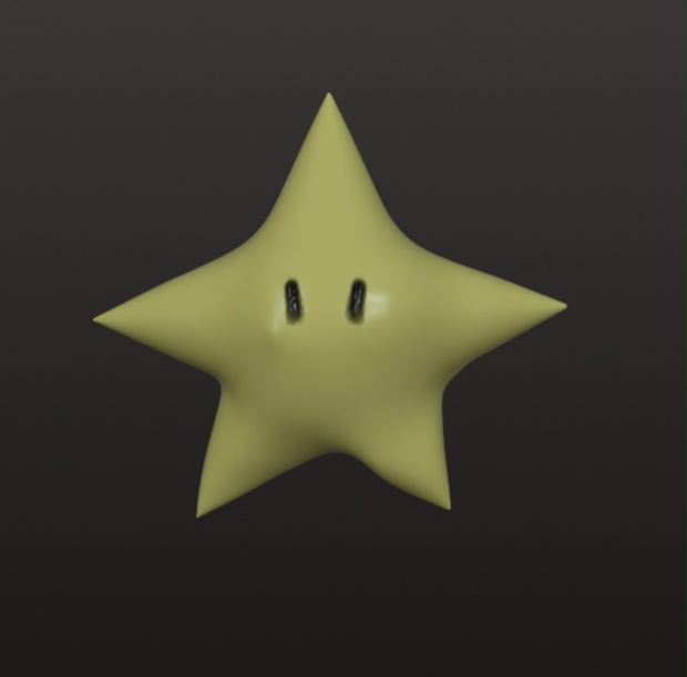 Free 3D Star - 3D art shop - BOOTH