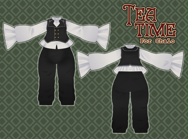 【シャロ】チャロのティータイム - Tea Time for Chalo - VRCFury Compatible - natto3d - BOOTH