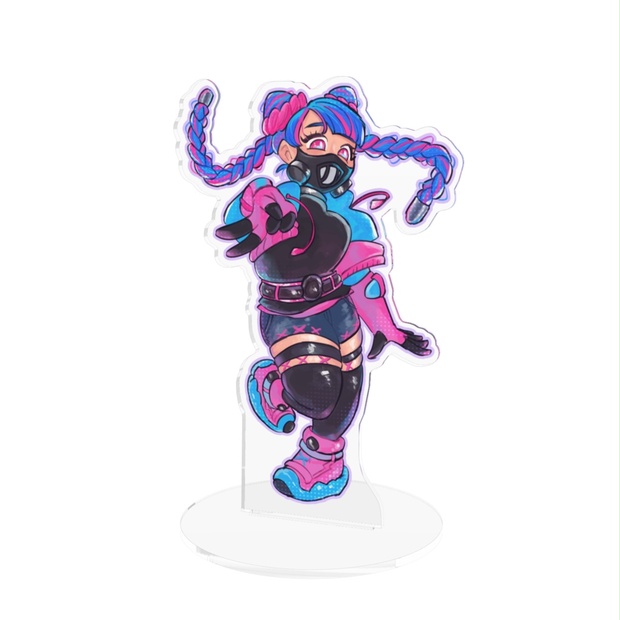 【OW2】メイネオンストリート・アクリルフィギュア - さるのこしかけ - BOOTH