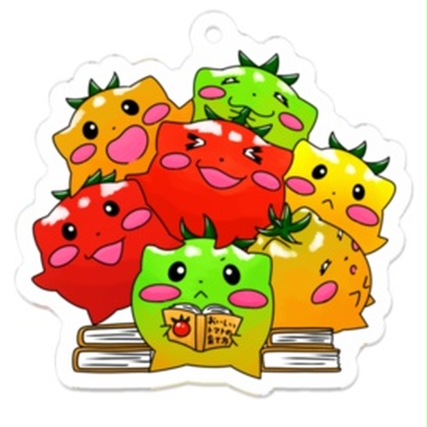 ミニトマトハムスターのキーホルダー - akina official goods - BOOTH