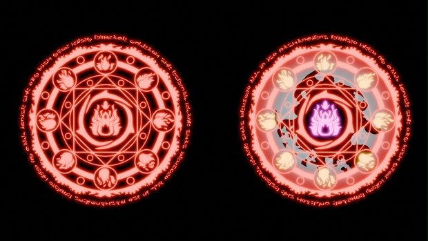 【Blender】 炎魔法陣エフェクト Fire magic circle effect - BlenderEffect - BOOTH