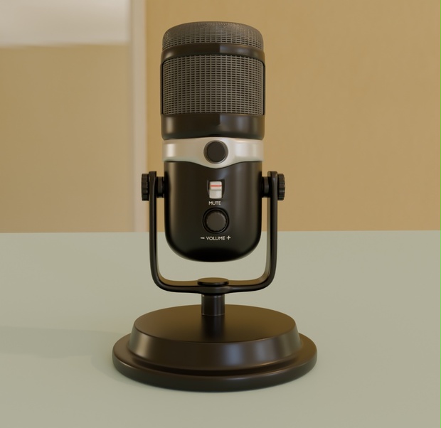 【Blender】 ライブストリーミングマイク live streaming microphone 【VRChat ...