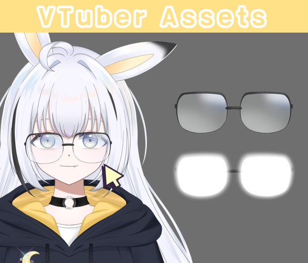 【Live2D】CONAN GLASSES ★ VTuber Assets (VTube studio) - HING - BOOTH
