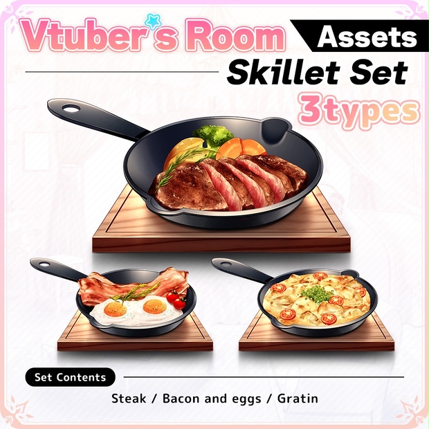 Skillet Set - Usanekomemory-EN- - BOOTH