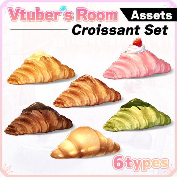 Croissant Set - Usanekomemory-EN- - BOOTH